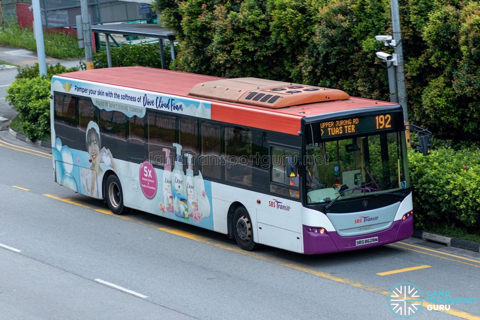Bus 192 – SBS Transit Scania K230UB Euro V (SBS8628M) [Dove] | Land ...