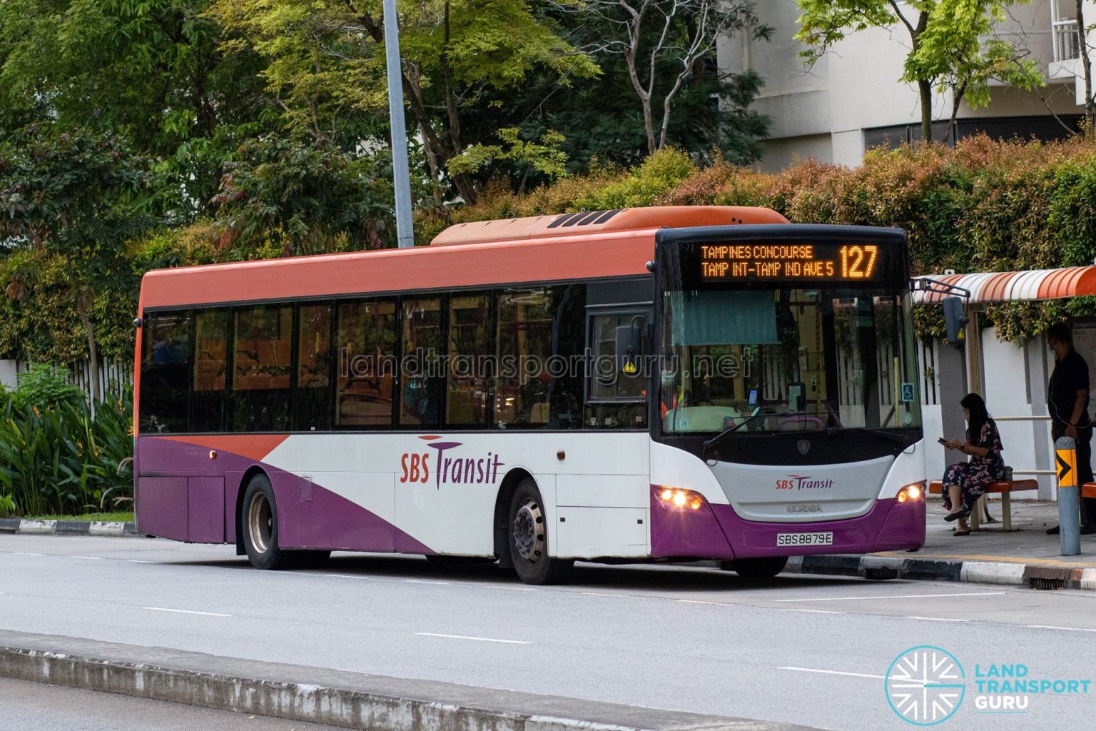 Bus 127 – SBS Transit Scania K230UB Euro V (SBS8879E) | Land Transport Guru