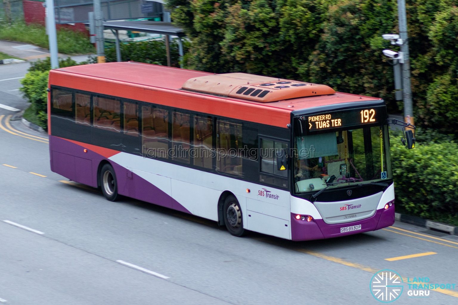 Bus 192 – SBS Transit Scania K230UB Euro V (SBS8930P) | Land Transport Guru