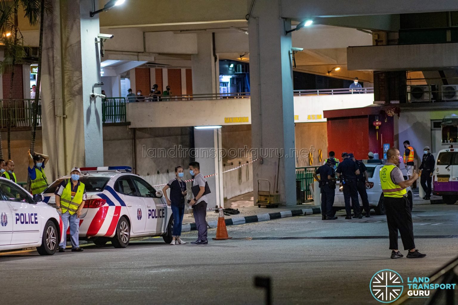 Bukit Batok Bus Interchange accident (July 2021): Accident scene with ...