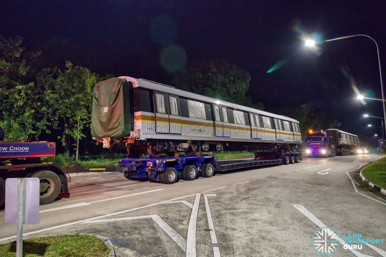 Delivery of Thomson-East Coast Line trains to Singapore | Land ...