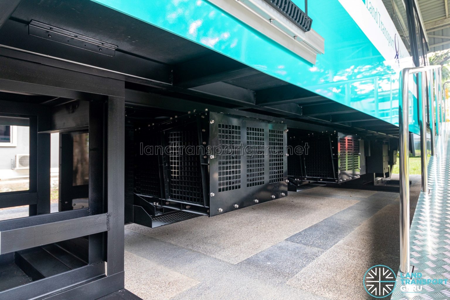 Hyundai Rotem J151 Mockup – Underfloor components | Land Transport Guru