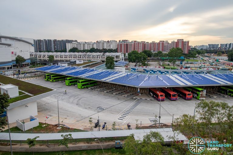 Pasir Ris Bus Interchange (Jul 2021) – Overhead | Land Transport Guru