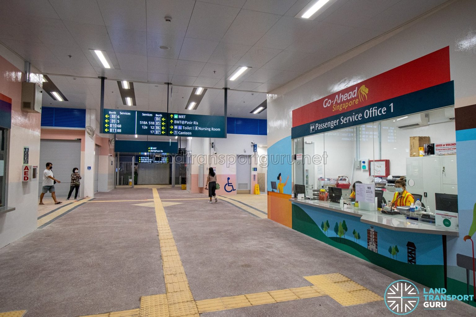 Pasir Ris Bus Interchange (Jul 2021) – Go-Ahead Singapore Passenger ...