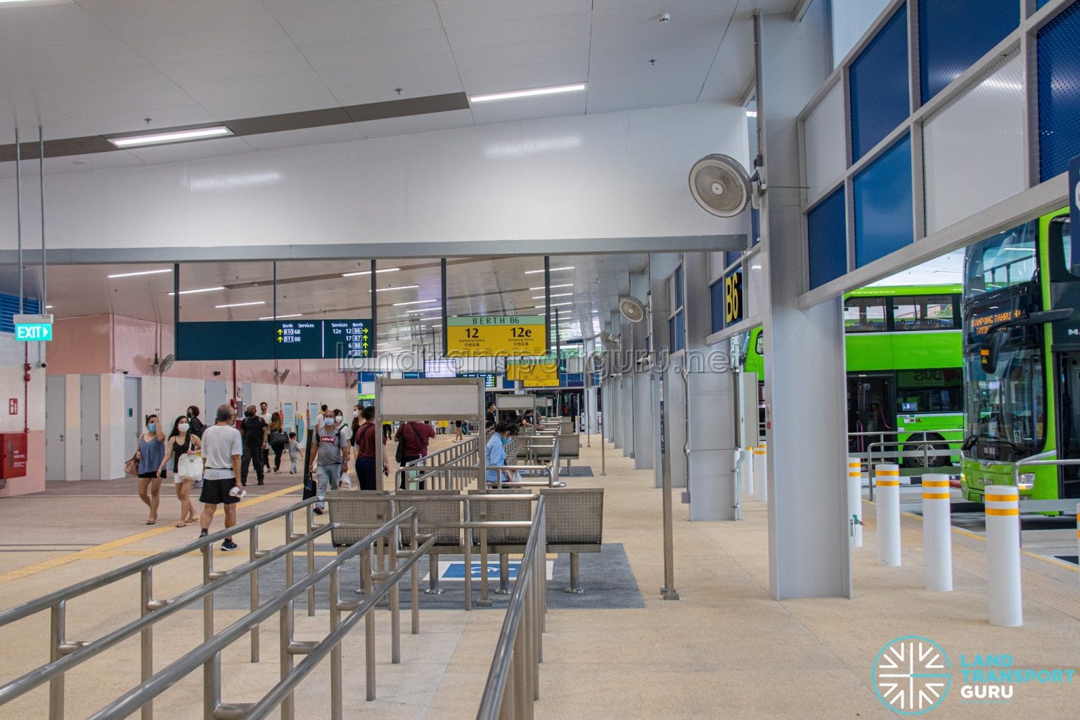 Pasir Ris Bus Interchange (Jul 2021) – Berth B6 | Land Transport Guru
