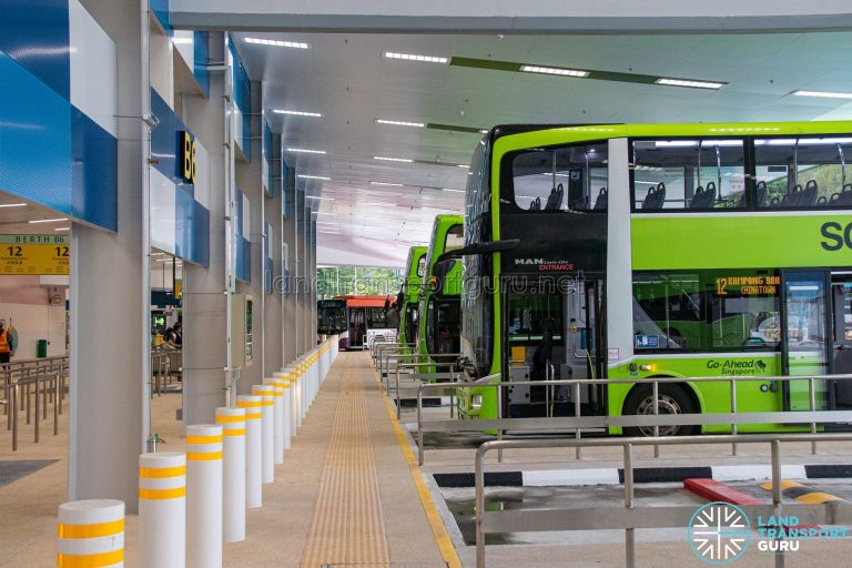 Pasir Ris Bus Interchange (Jul 2021) – End-on Berths | Land Transport Guru