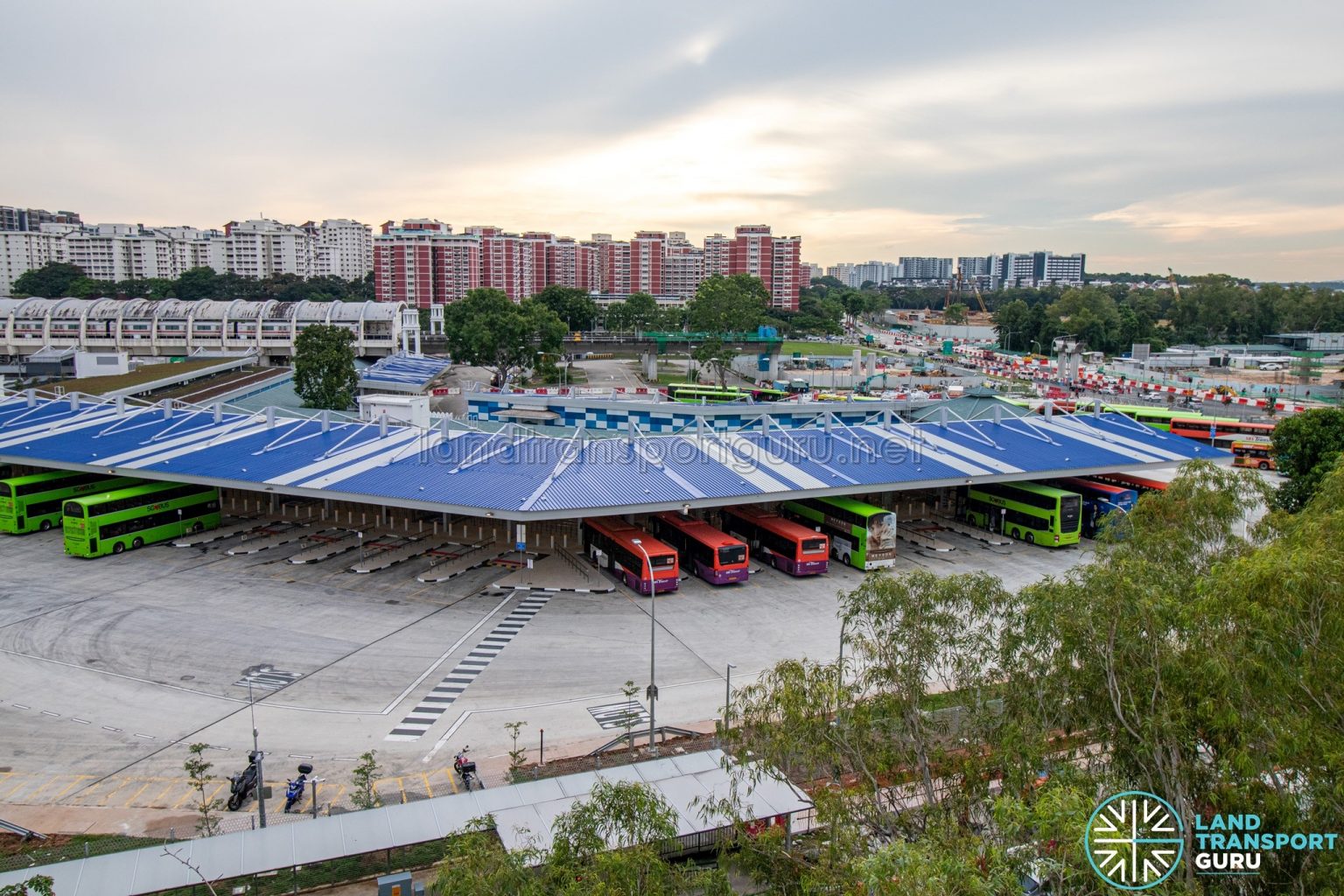 Pasir Ris Bus Interchange (Jul 2021) – Overhead | Land Transport Guru