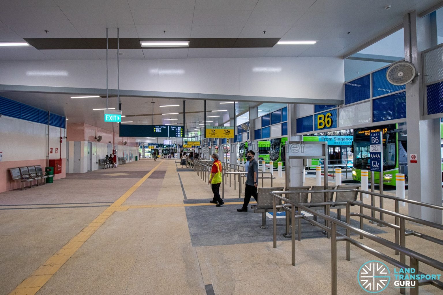 Pasir Ris Bus Interchange (Jul 2021) – Passenger Concourse / Berth B6 ...