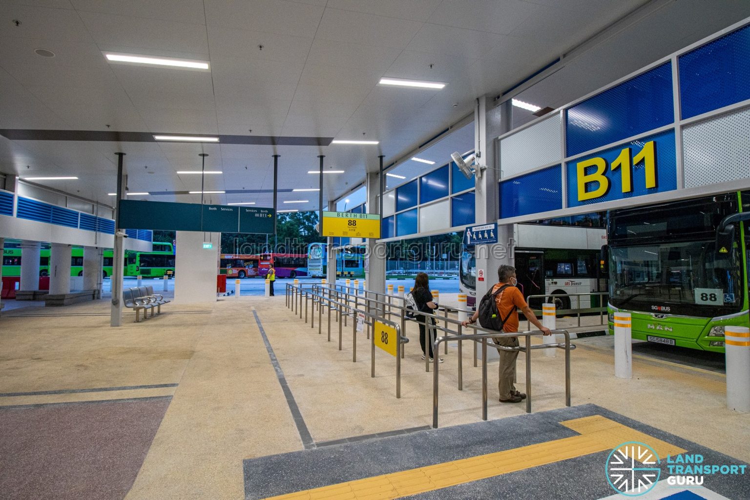 Pasir Ris Bus Interchange (Jul 2021) – Passenger Concourse / Berth B11 ...