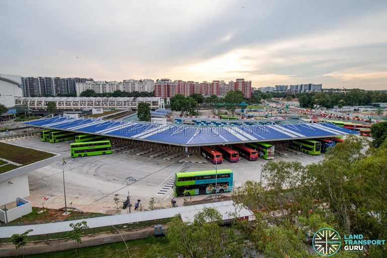 Pasir Ris Bus Interchange (Jul 2021) – Overhead | Land Transport Guru