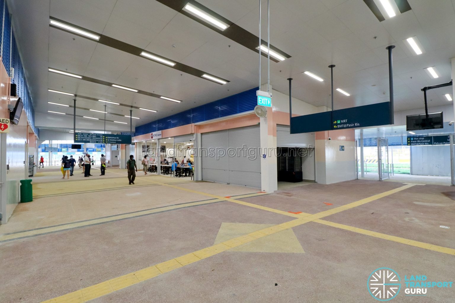 Pasir Ris Bus Interchange (Jul 2021) – Passenger Concourse | Land ...