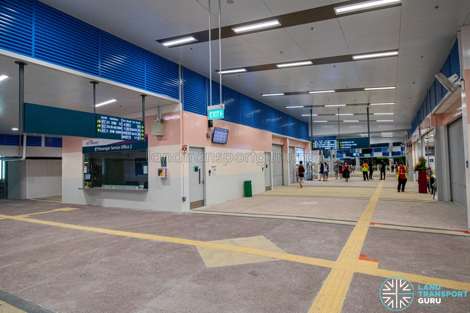 Pasir Ris Bus Interchange (Jul 2021) – Passenger Concourse | Land ...