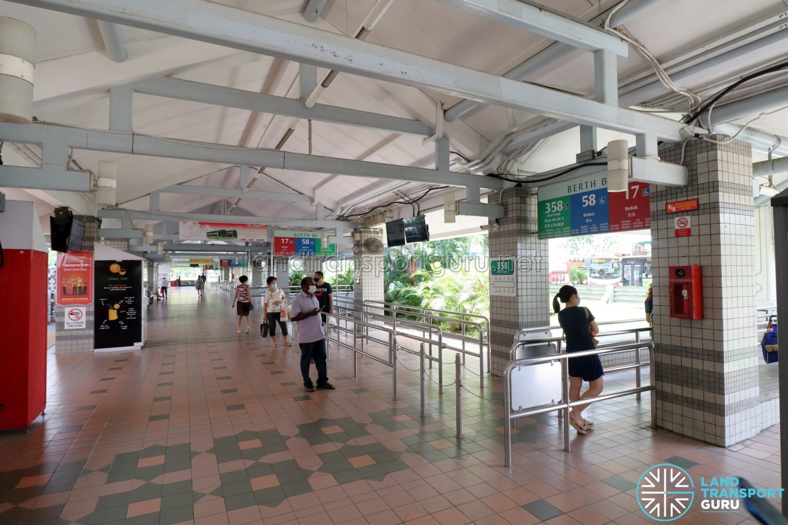 Pasir Ris Bus Interchange (June 2021) – Berth B4 | Land Transport Guru