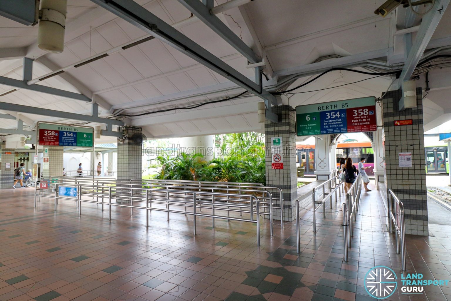 Pasir Ris Bus Interchange (June 2021) – Berth B5 | Land Transport Guru