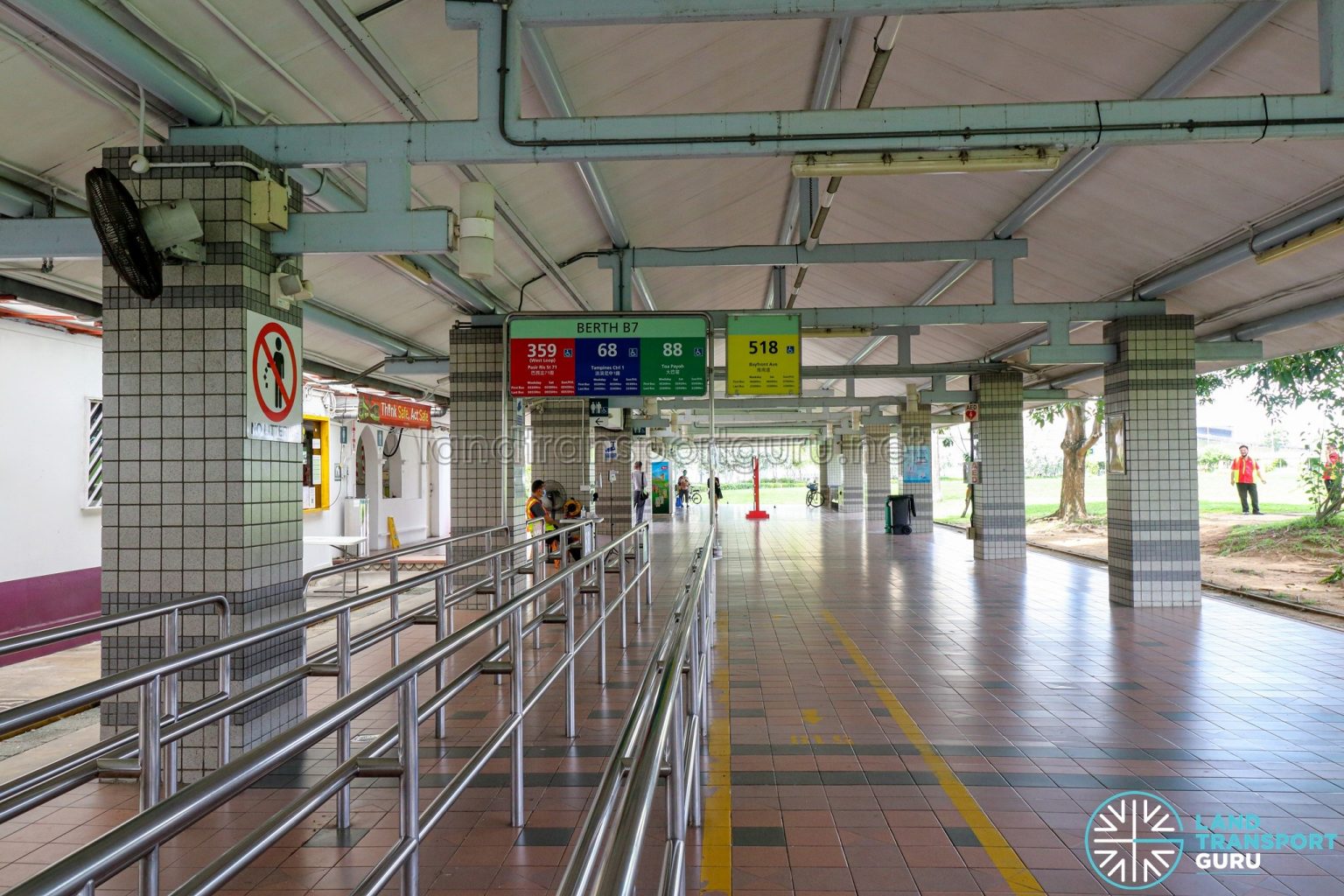 Pasir Ris Bus Interchange (June 2021) – Berth B7 | Land Transport Guru