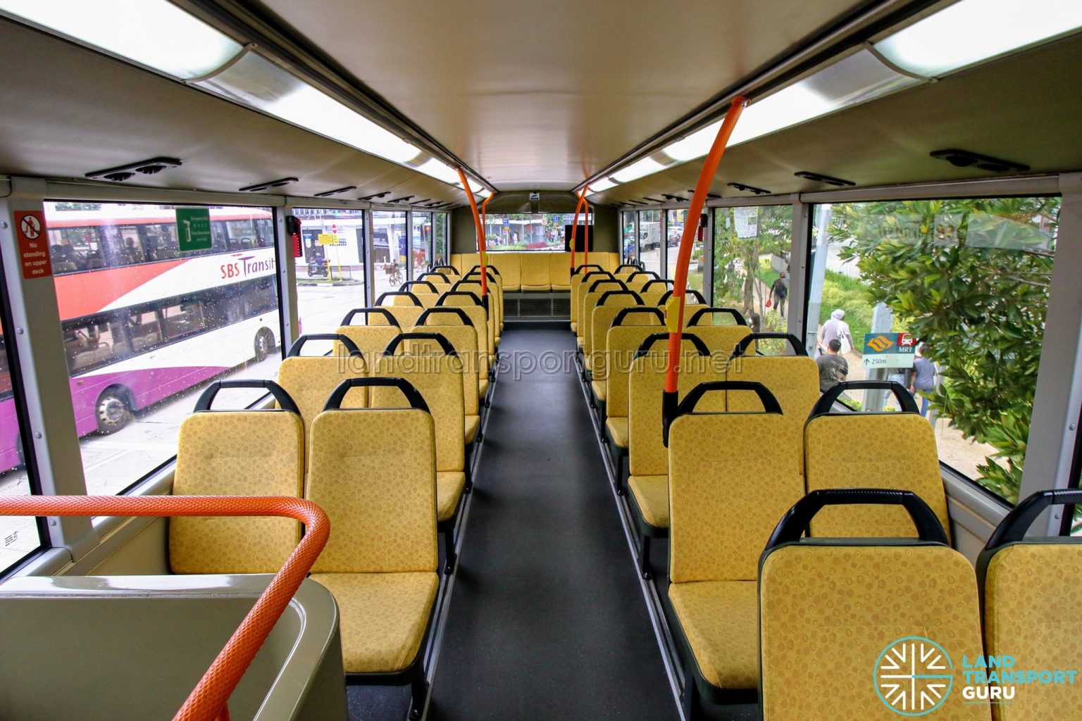 Volvo B9TL (CDGE) – Yellow seats – Upper deck (Front to Rear) | Land ...