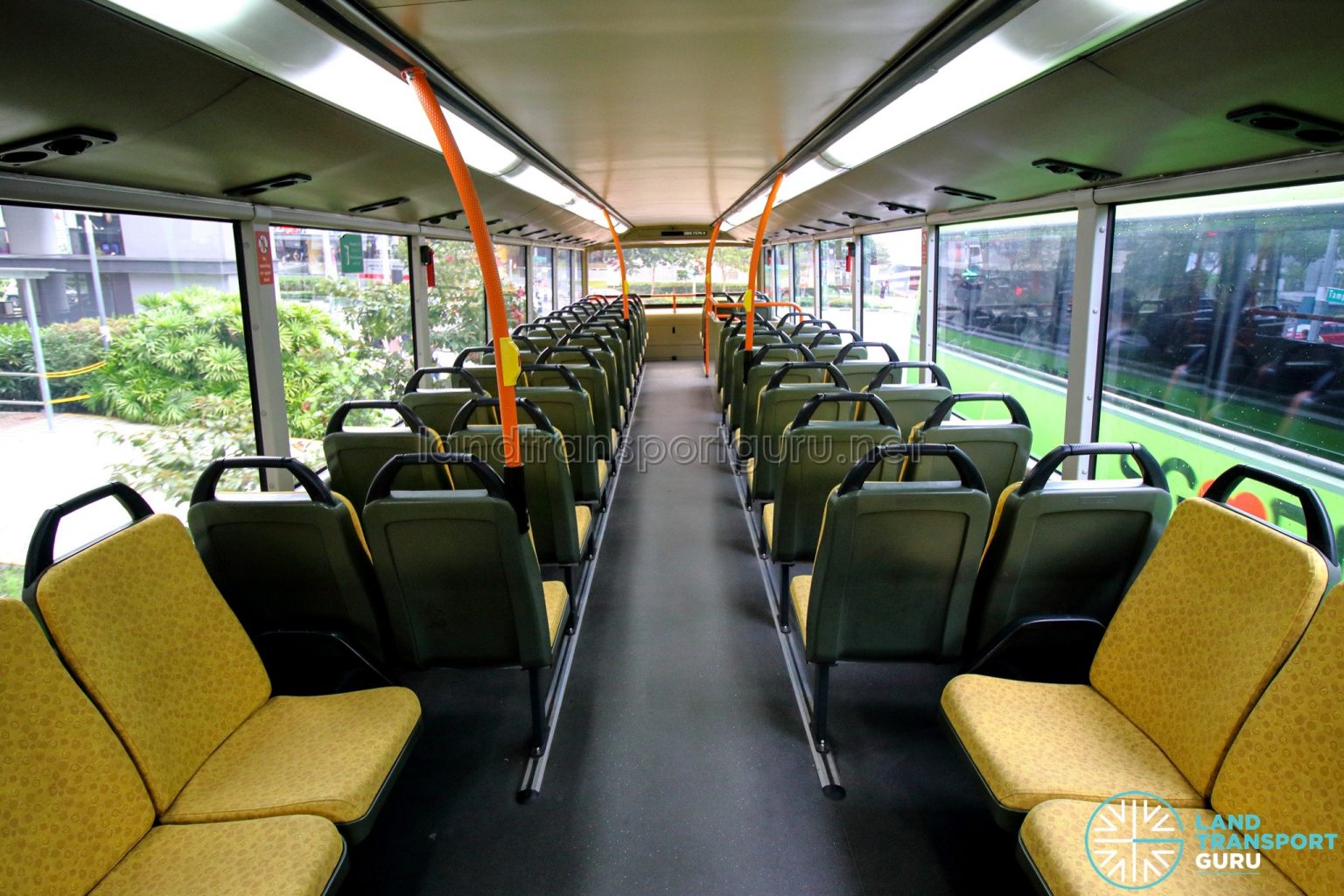 Volvo B9TL (CDGE) – Yellow seats – Upper deck (Rear to Front) | Land ...