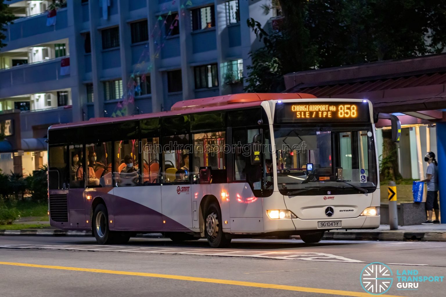 Bus 858 – SMRT Buses Mercedes-Benz Citaro (SG1047Y) | Land Transport Guru