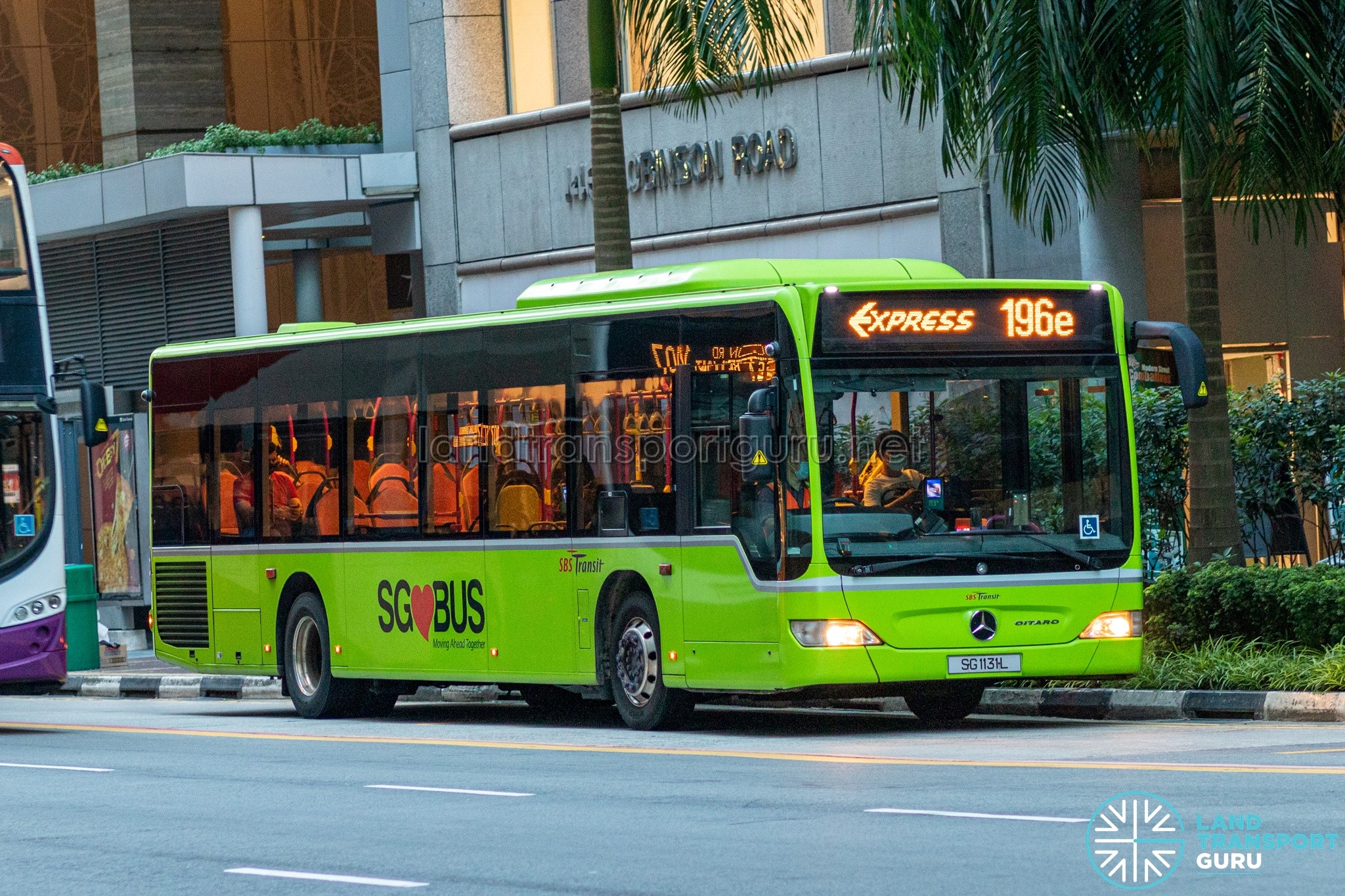 Express 196e SBS Transit Mercedes Benz Citaro SG1131L Land Express 196e SBS Transit Mercedes Benz Citaro SG1131L Land
