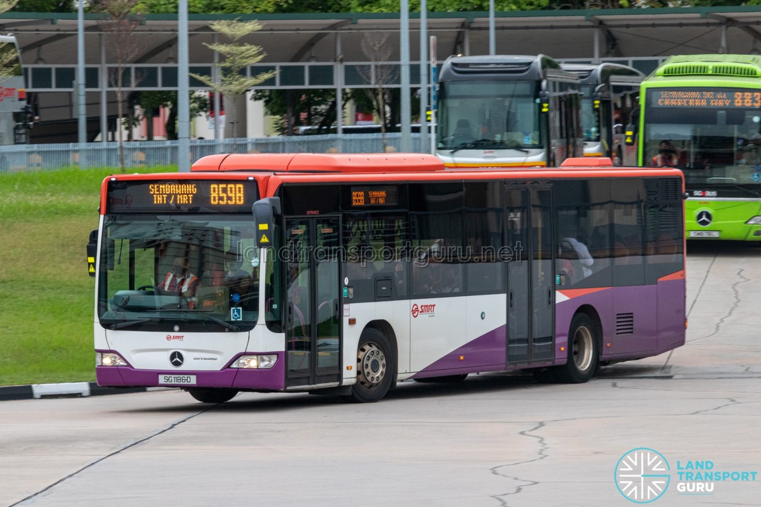 Bus 859B – SMRT Buses Mercedes-Benz Citaro (SG1186D) | Land Transport Guru