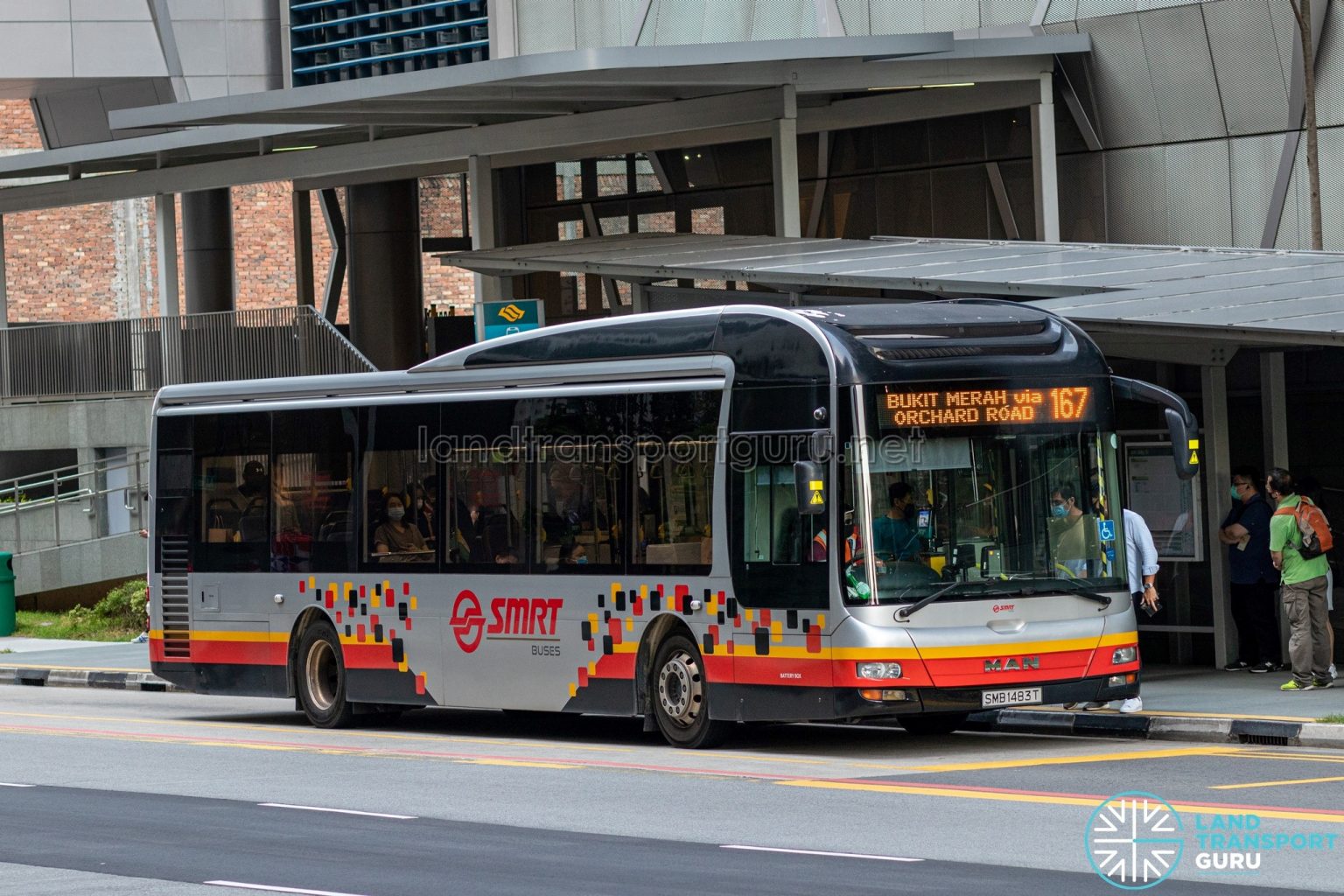 Bus 167 – SMRT Buses MAN A22 (SMB1483T) | Land Transport Guru
