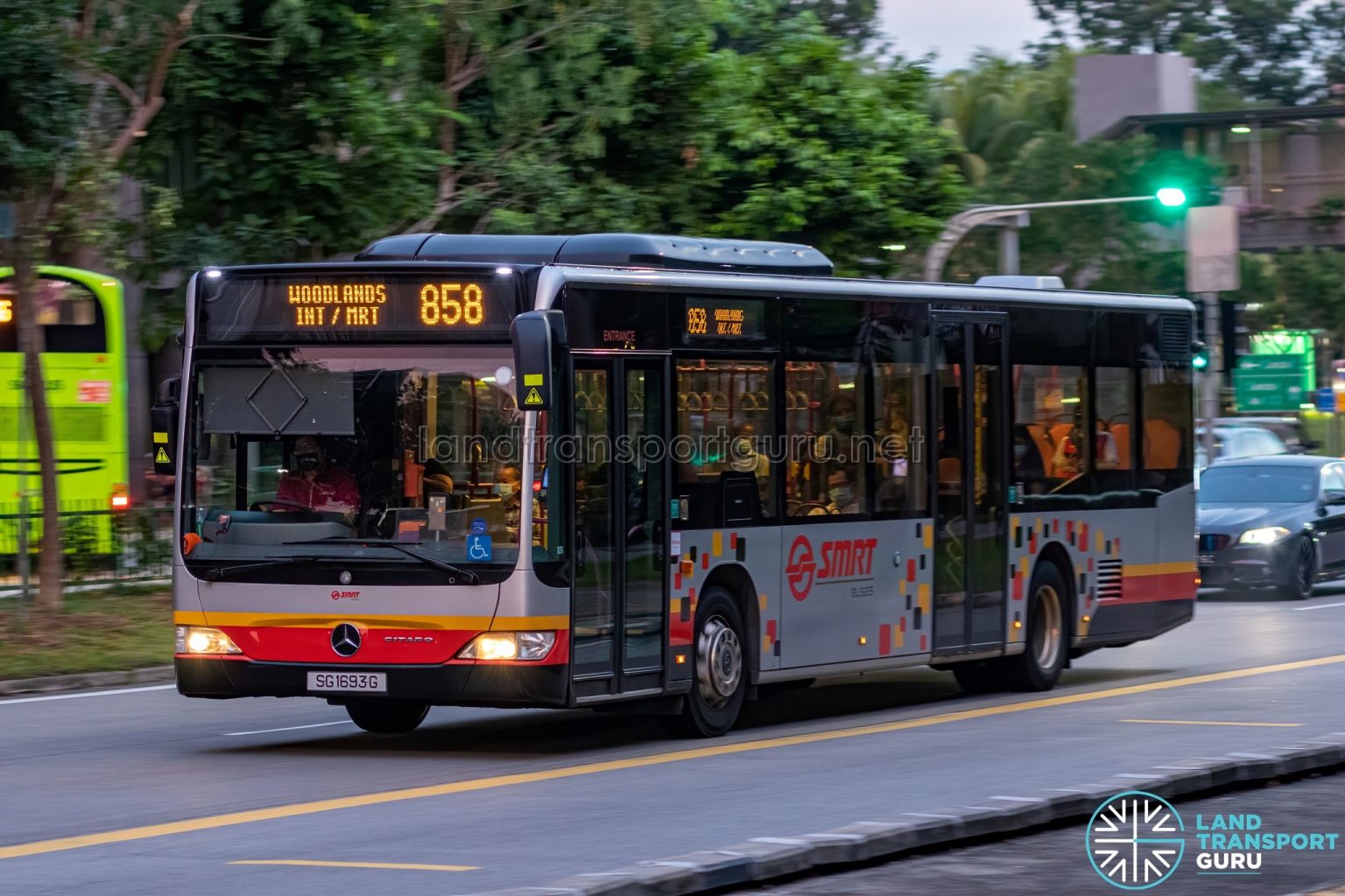 Bus 858 – SMRT Buses Mercedes-Benz Citaro (SG1693G) | Land Transport Guru