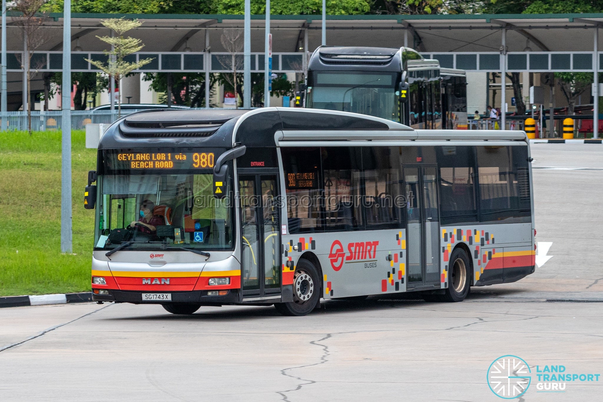 Bus 980 SMRT Buses MAN A22 SG1743X Land Transport Guru