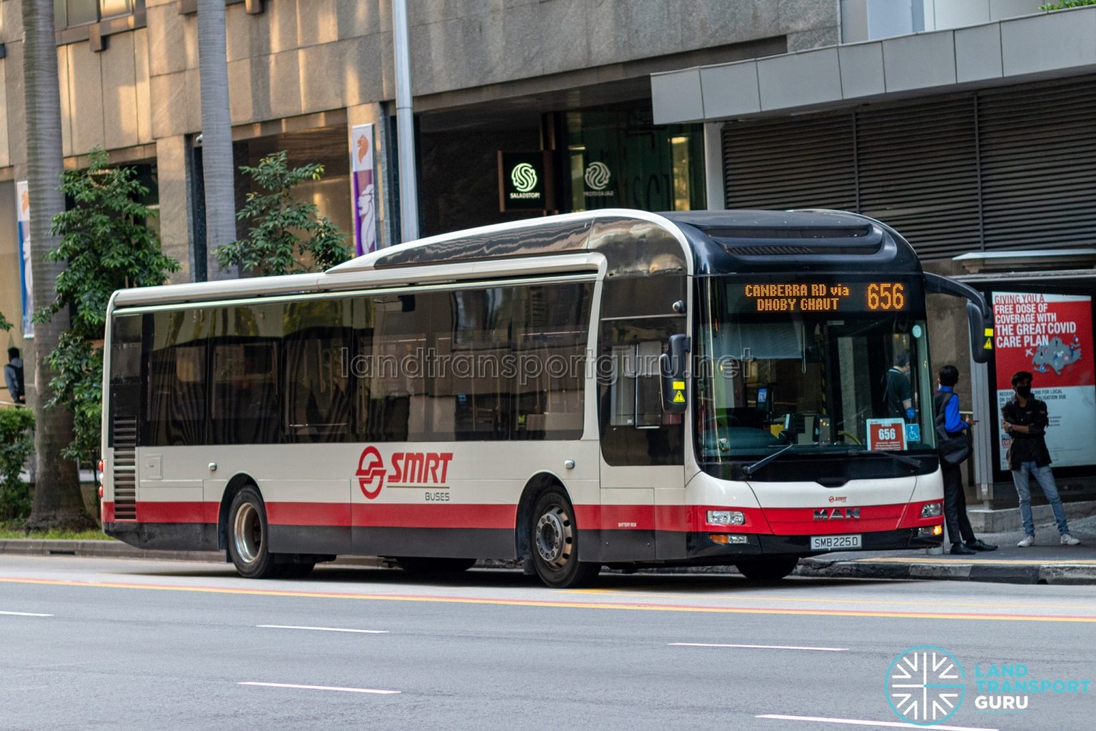 City Direct 656 – SMRT Buses MAN A22 (SMB225D) | Land Transport Guru