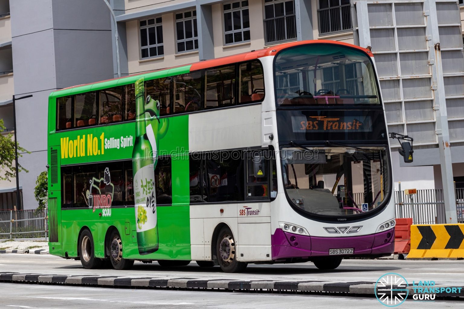SBS Transit Logo – SBS Transit Volvo B9TL Wright (SBS3072Z) | Land ...