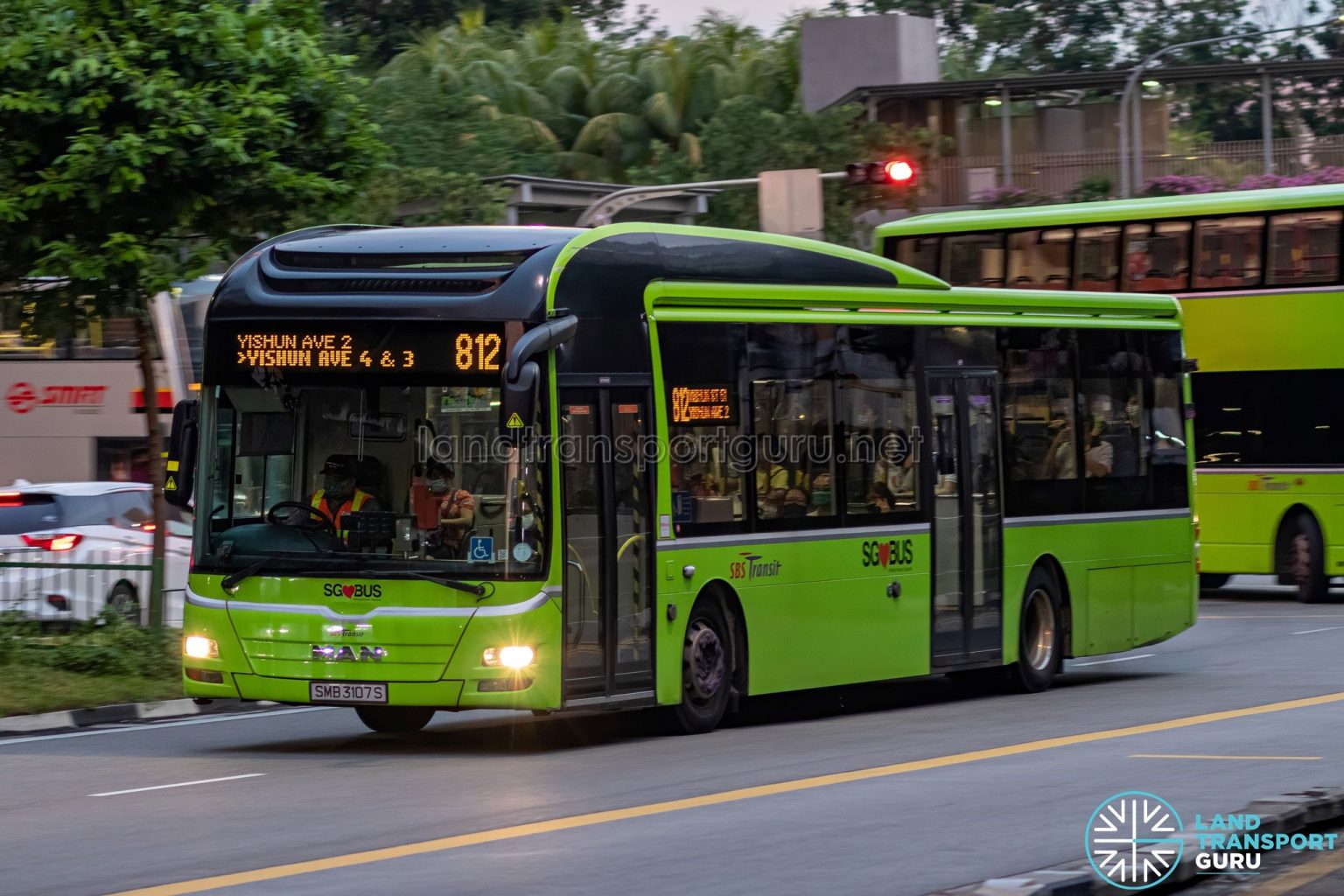 Bus 812 – SBS Transit MAN A22 (SMB3107S) | Land Transport Guru