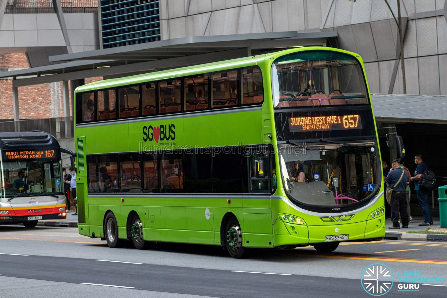 City Direct 657 – Tower Transit Volvo B9TL Wright (SBS3369T) | Land ...