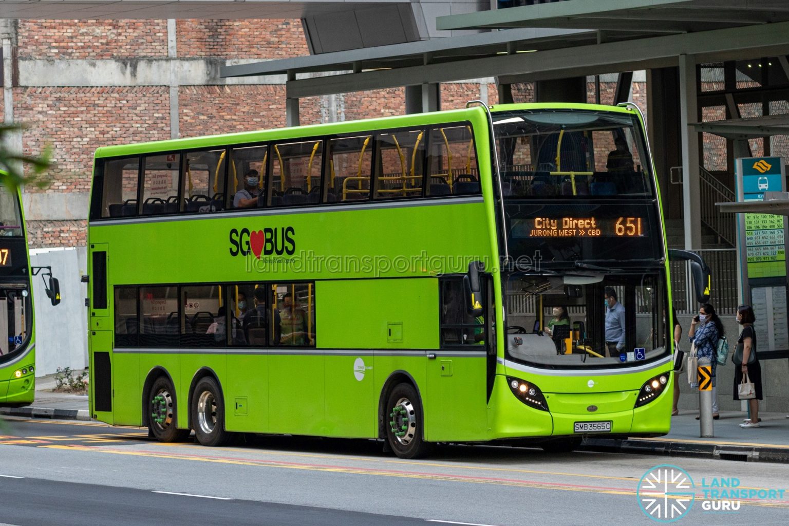 City Direct 651 – Tower Transit Alexander Dennis Enviro500 (SMB3565C ...