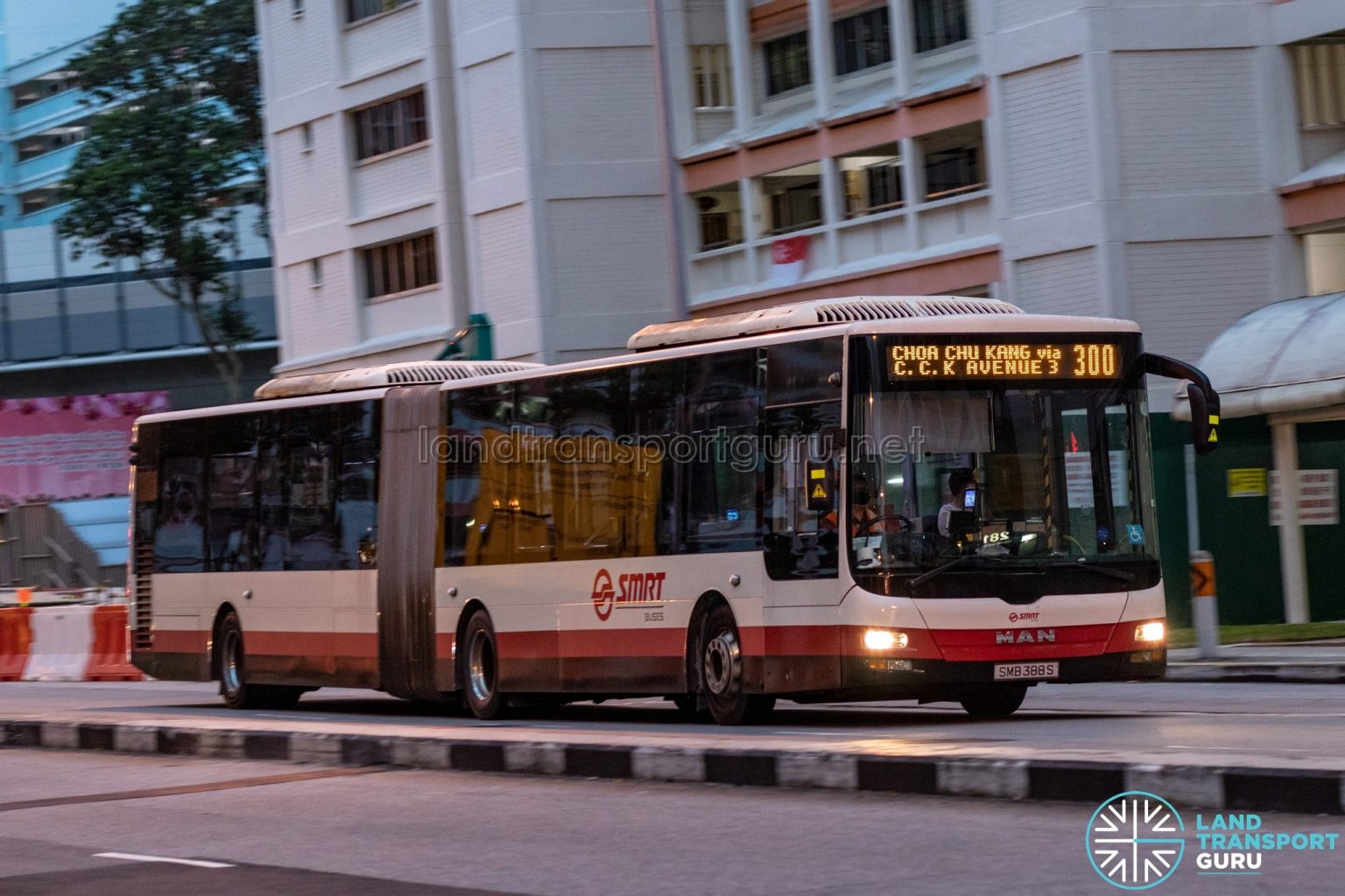 Bus 300 – SMRT Buses MAN A24 (SMB388S) | Land Transport Guru