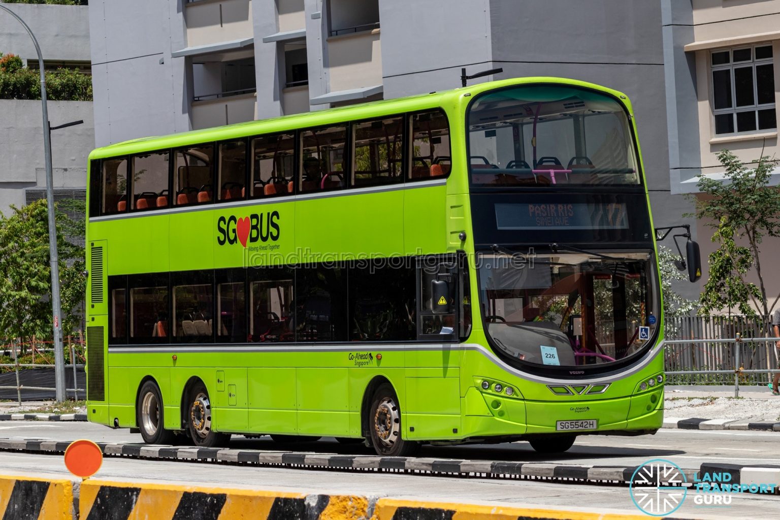 Bus 17 – Go-Ahead Singapore Volvo B9TL Wright (SG5542H) | Land ...