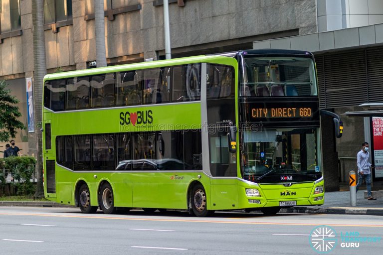 SBS Transit City Direct Bus Service 660 | Land Transport Guru