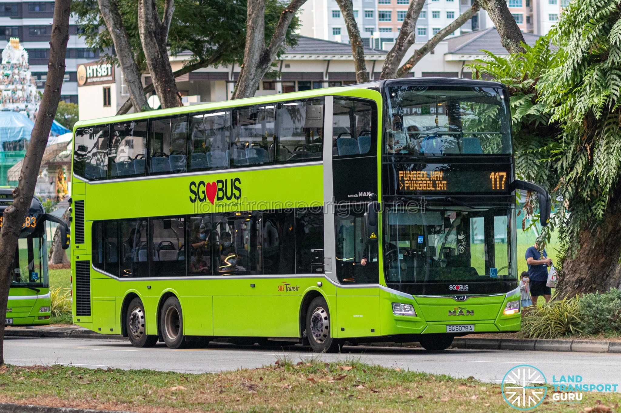 Bus 117 SBS Transit MAN A95 Euro 6 SG6078A Land Transport Guru Bus 117 SBS Transit MAN A95 Euro 6 SG6078A Land Transport Guru