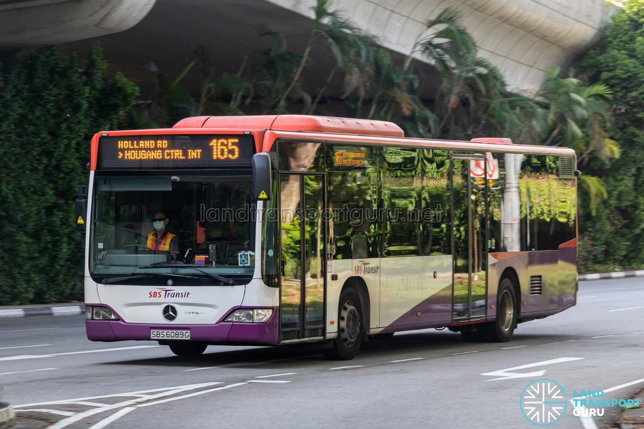 Bus 165 SBS Transit Mercedes Benz Citaro SBS6089G Land Transport Guru Bus 165 SBS Transit Mercedes Benz Citaro SBS6089G Land Transport Guru