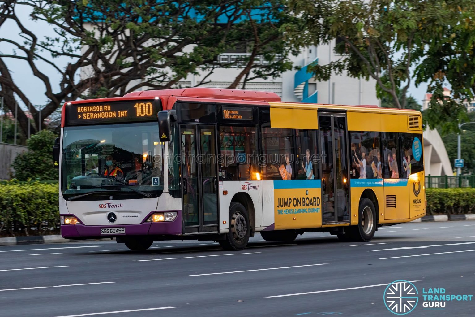Bus 100 – SBS Transit Mercedes-Benz Citaro (SBS6645B) | Land Transport Guru