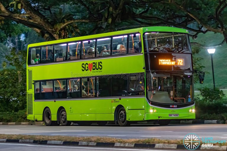 Bus 72 – SBS Transit Volvo B9TL CDGE (SBS7428E) | Land Transport Guru