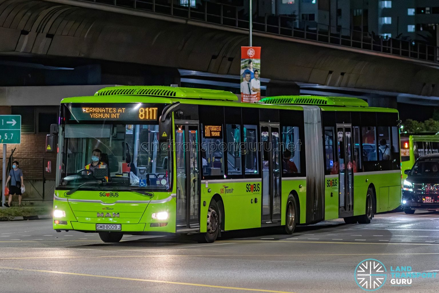 Bus 811T – SBS Transit MAN A24 (SMB8009J) | Land Transport Guru