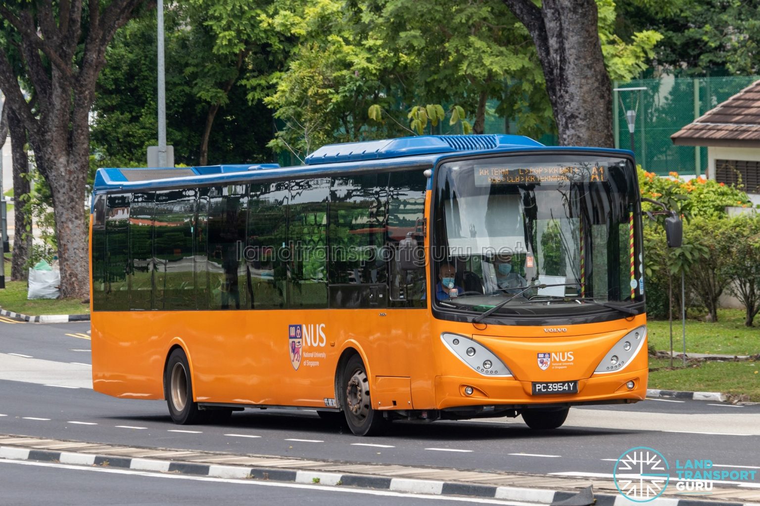 NUS Internal Shuttle Bus A1 | Land Transport Guru