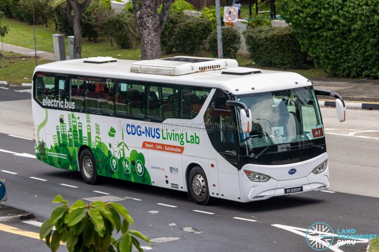 NUS Internal Shuttle Bus A1 | Land Transport Guru