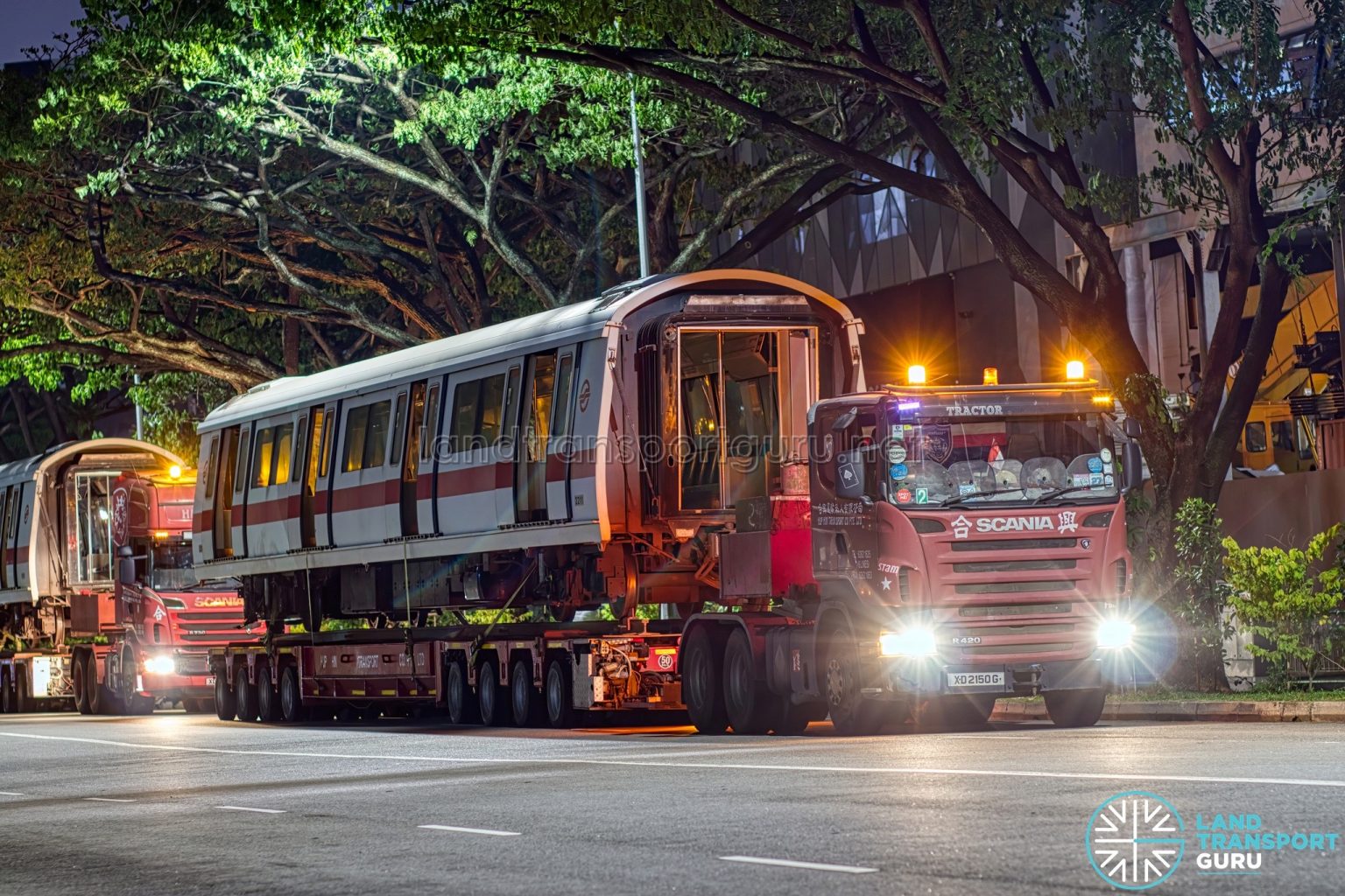 SMRT Siemens C651 train transported to scrapyard (Set 211) | Land ...