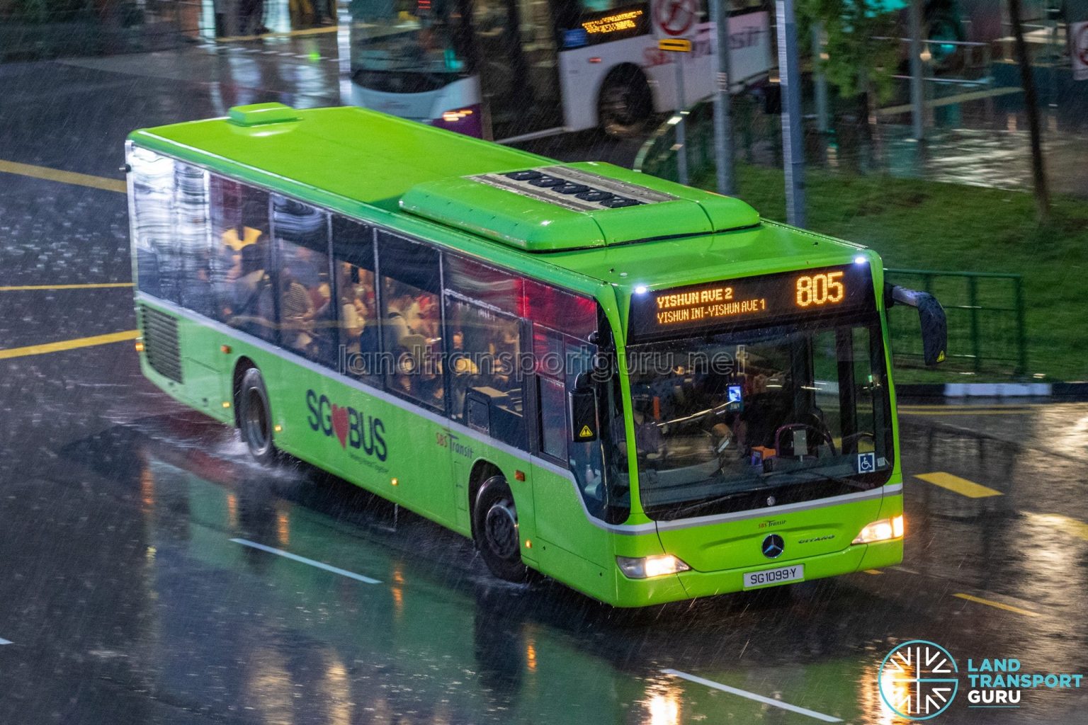 Bus 805 – SBS Transit Mercedes-Benz Citaro (SG1099Y) | Land Transport Guru