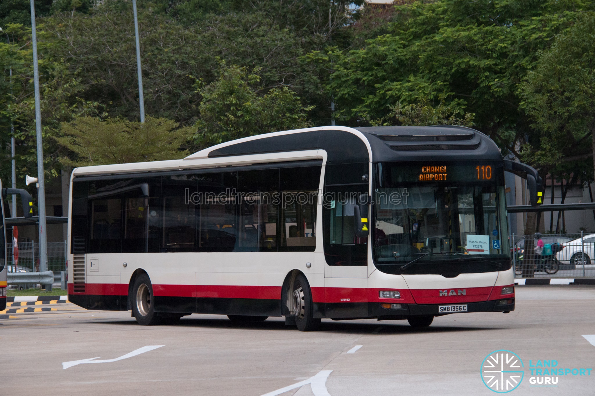 Bus 110 SMRT Buses MAN A22 SMB1356C Land Transport Guru Bus 110 SMRT Buses MAN A22 SMB1356C Land Transport Guru