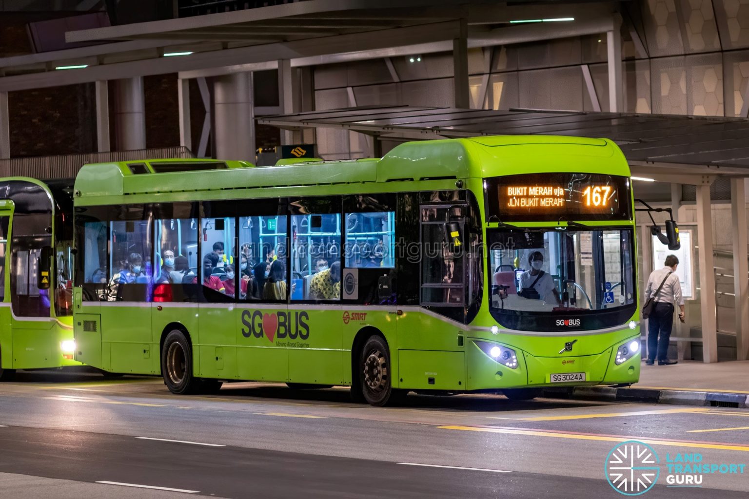 Bus 167 – SMRT Buses Volvo B5LH (SG3024A) | Land Transport Guru
