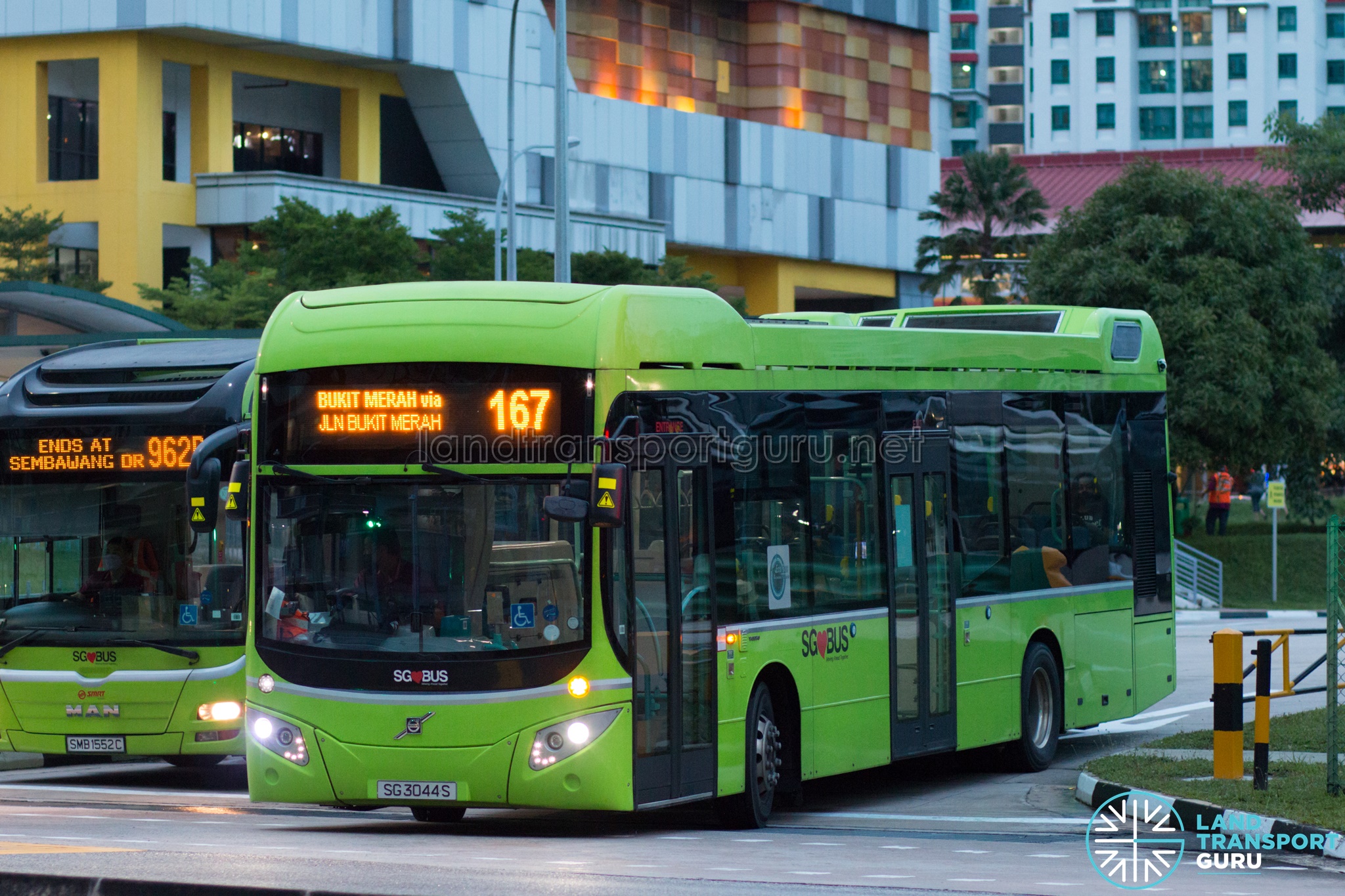 Bus 167 SMRT Buses Volvo B5LH SG3044S Land Transport Guru Bus 167 SMRT Buses Volvo B5LH SG3044S Land Transport Guru