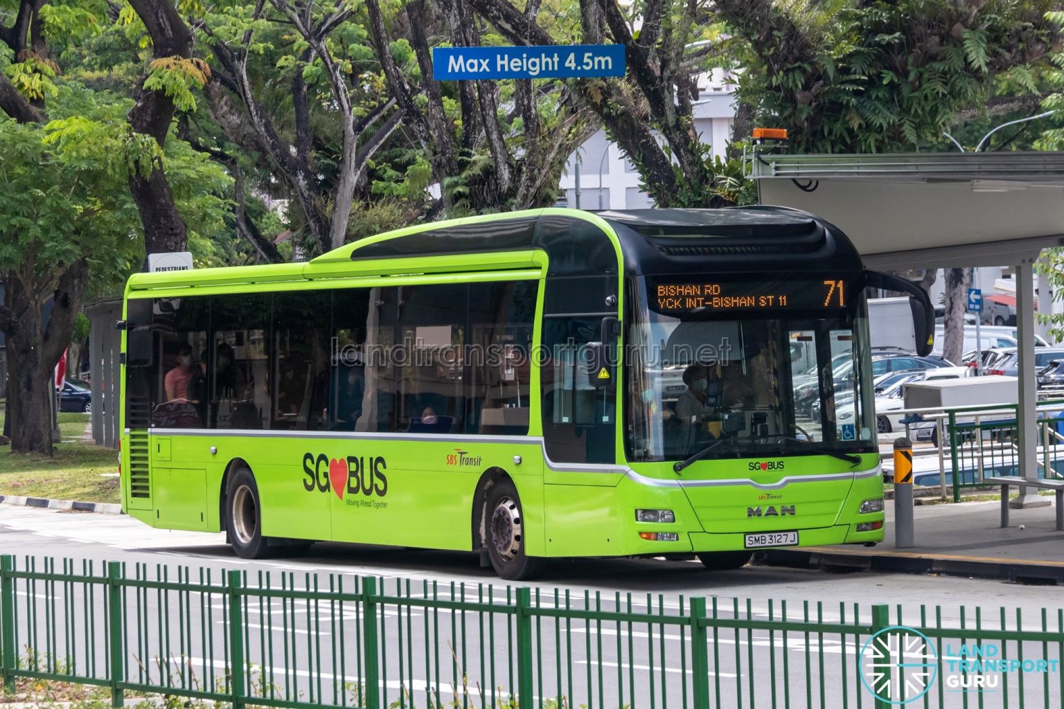 Bus 71 – SBS Transit MAN A22 (SMB3127J) | Land Transport Guru