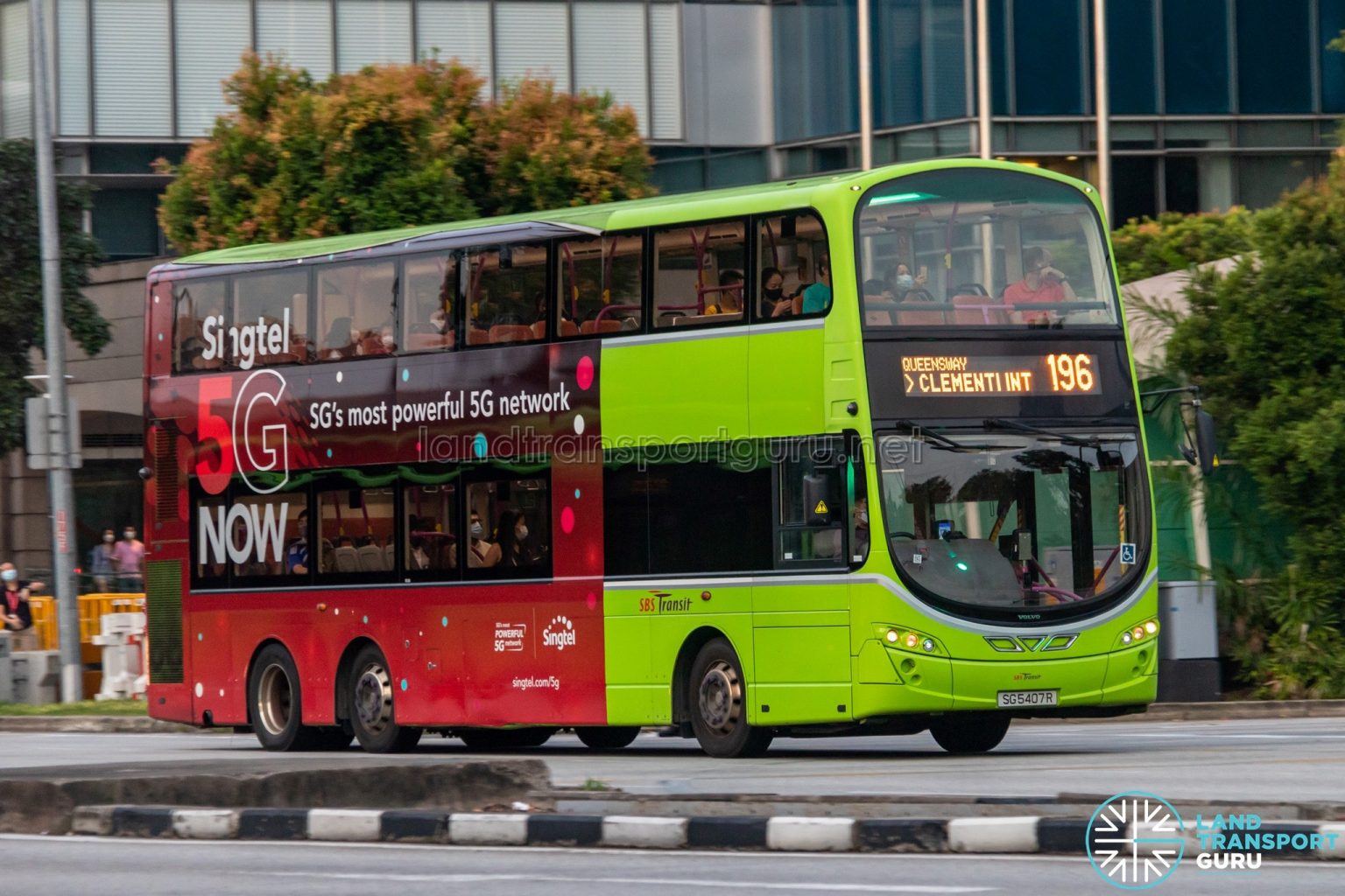 Bus 196 SBS Transit Volvo B9TL Wright SG5407R Land Transport Guru Bus 196 SBS Transit Volvo B9TL Wright SG5407R Land Transport Guru