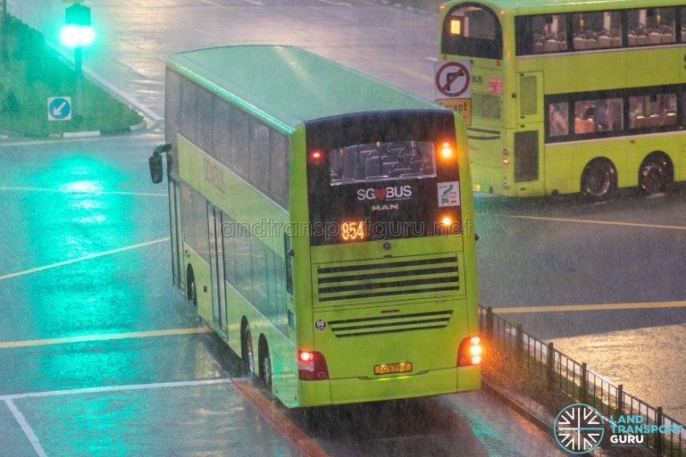 SMRT Buses MAN A95 (SG5791E) [Rear] | Land Transport Guru